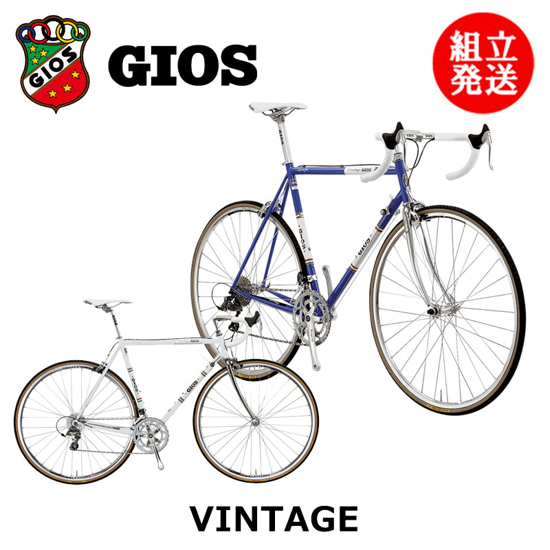 GIOS / 【2024年モデル】 VINTAGE（ヴィンテージ）-ロードバイク- – 京都の自転車屋 CYCLE SHOP eirin ＆ サイクルハテナ